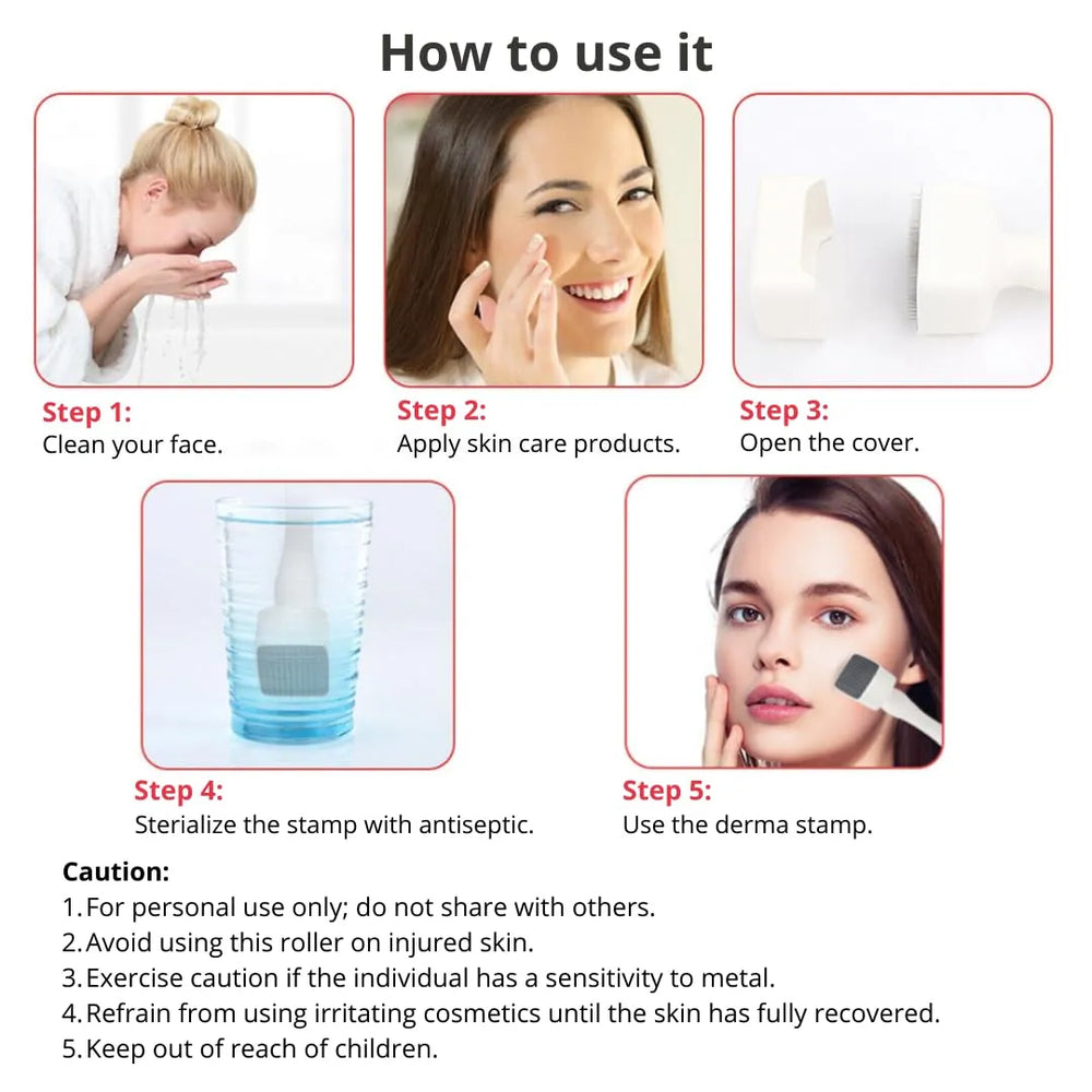 DRS by Dr. Pen Derma Stamp - Adjustable 140 Needles – Dr. Pen ...